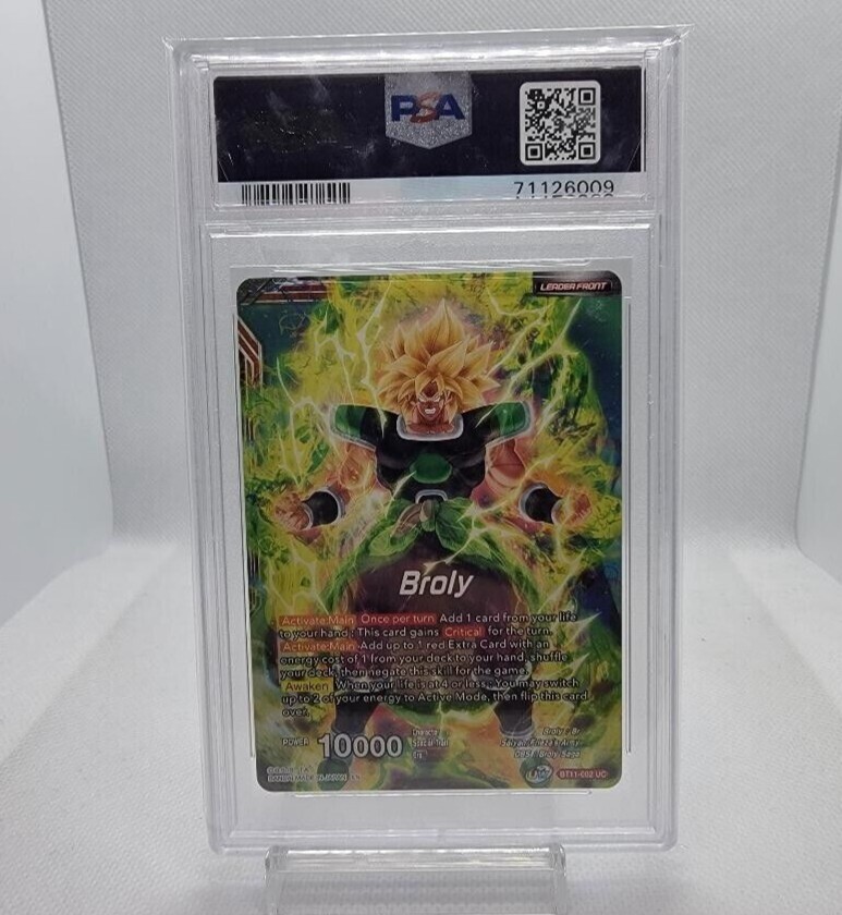 Broly the Awakened Demon Pre-Release PSA 10 GEM MINT Dragon Ball Super ...
