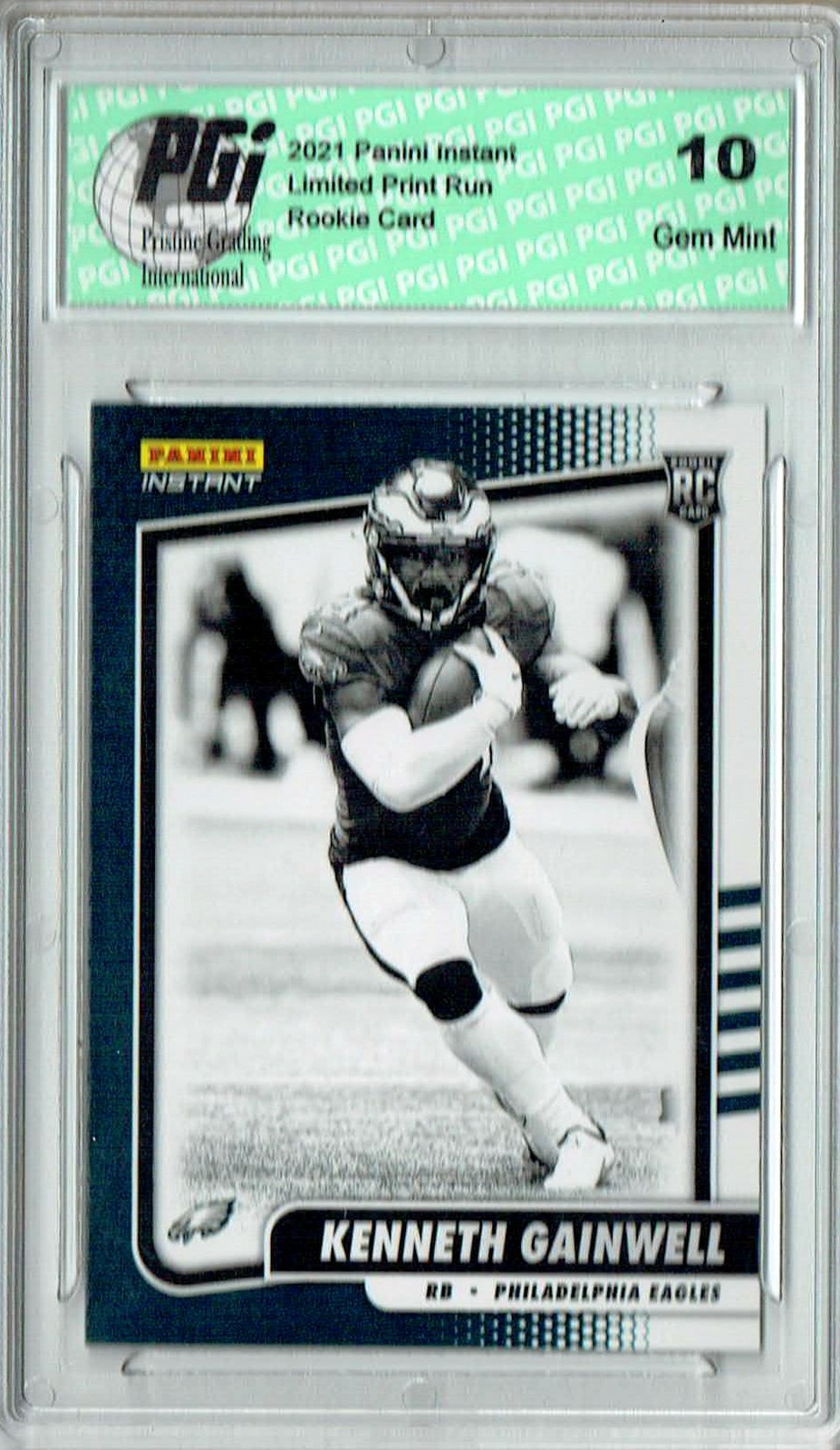 2021 Panini Instant NFL - Black & White Kenneth Gainwell #BW34 /2728 ...