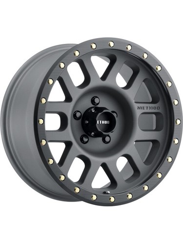 Method MR309 Grid 17x8.5 0mm Offset 5x5 94mm CB Titanium/Black S ...