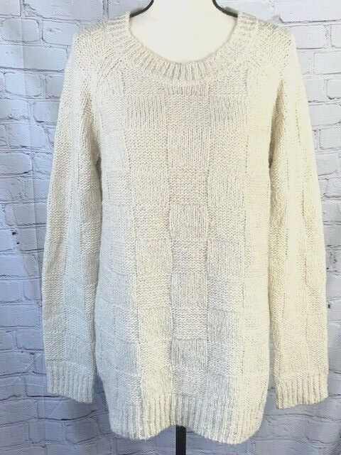 Cooperative Woman Wool Blend Checkeboard Pattern Ivor… - Gem