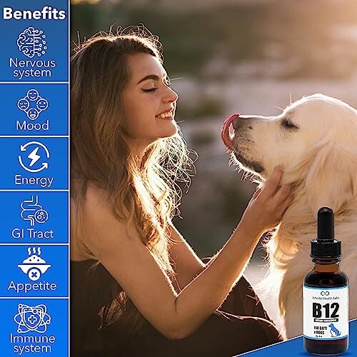 Liquid Vitamin B-12 for Dogs and Cats - Vet Formulated Methyl B12 Made ...
