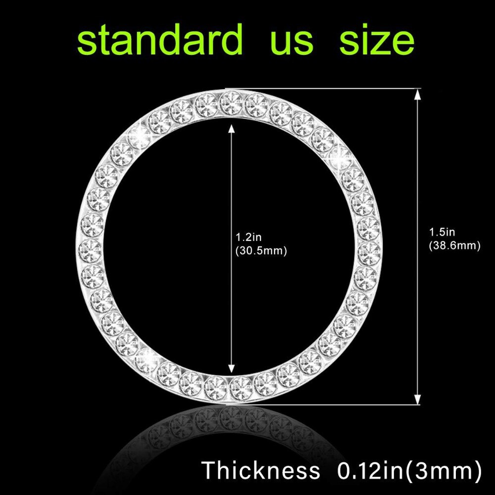 Colorful Engine Start Ring Decals Sparkling Ignition Knob Ring | eBay