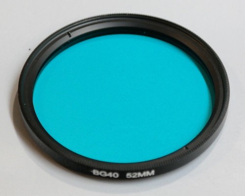 77mm REAL Anti-Reflective Coated Schott BG-40 glass IR Cut filter color ...