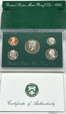 1996 United States Mint Proof Set w/COA & OGP | eBay