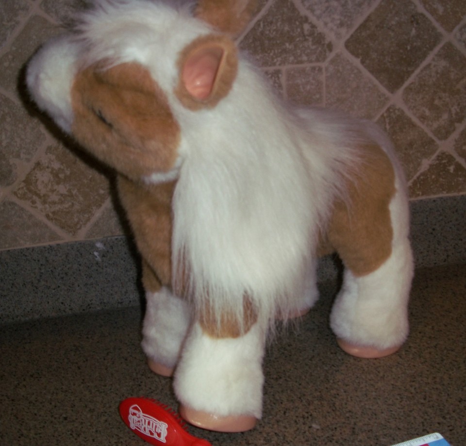 Hasbro Fur Real Friends Interactive Baby Butterscotch Pony Horse & Me ...