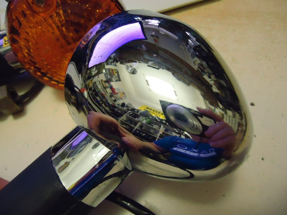 50R-000624 3 Bullet Shape Lights Included Good Condition Harley Style ...