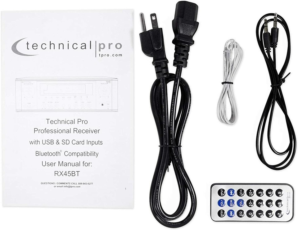 Technical Pro RX45BT 5.2-Channel Home Theater Receiver w/ Bluetooth | eBay