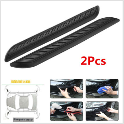 2Pcs Car Rubber Bumper Corner Protector Anticollision Scratchproof ...