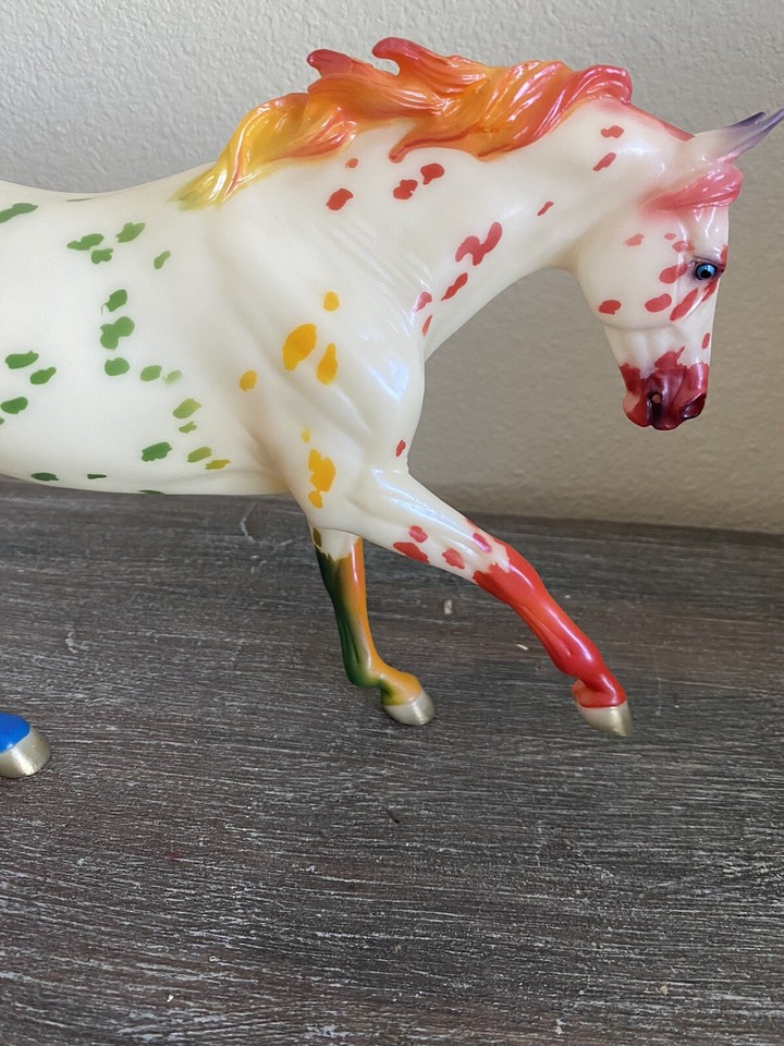 Breyer 2021 Breyerfest SR Seven Arts Surprise Matte Rainbow Appaloosa ...
