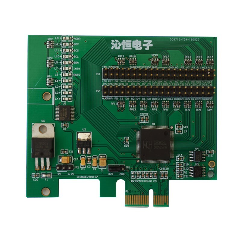 PCIE Bus Interface Chip CH368 Development Board Evaluation Learning ...