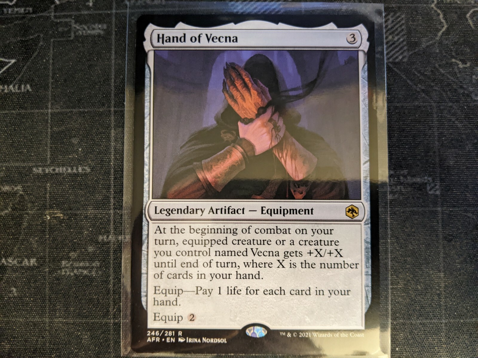 MTG Magic: The Gathering Hand of Vecna AFR Forgotten Realms NM! | eBay