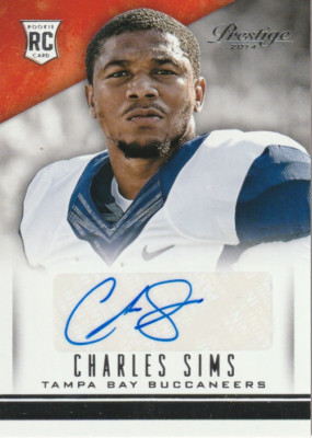 2014 Prestige Rookie Autographs #219 Charles Sims Auto | eBay