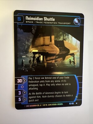 Star Wars TCG WOTC Neimoidian Shuttle FOIL NM | eBay.de