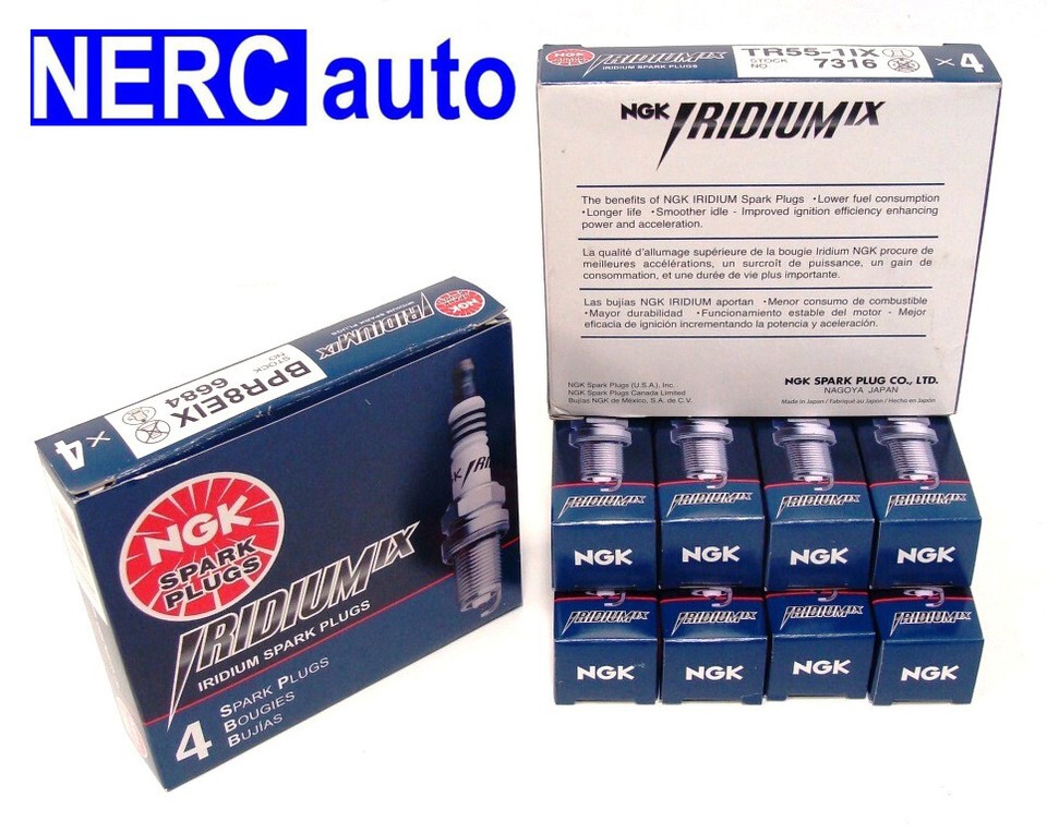 NGK IRIDIUM IX Iridium Spark Plugs TR551IX 7316 Set of 8 | eBay