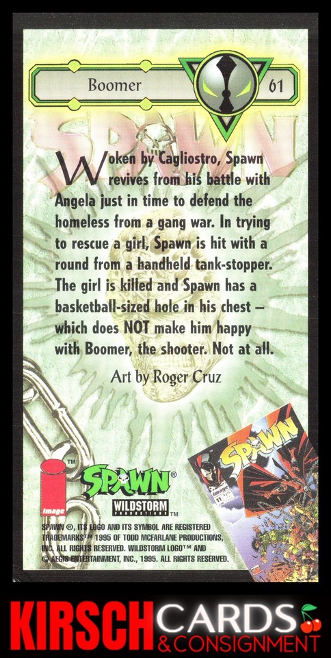 Boomer 1995 WildStorm Spawn Widevision #61 | eBay