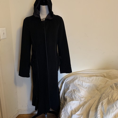 Moty’s Collection France Women’s Hooded Maxi Coat Size 44/14 | eBay
