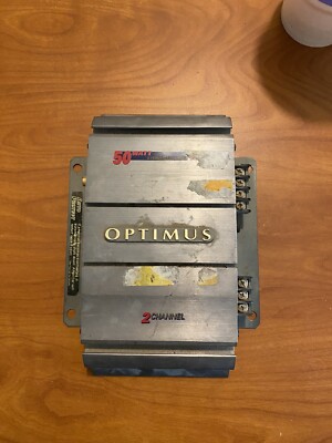 Optimus 50 watt 2 Channel Amplifier (Old Radio Shack Generic) | eBay