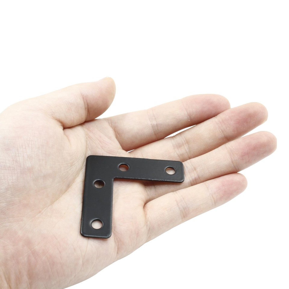 10 Pcs 2x2 Inch L Bracket Corner Brace Metal L Shaped Bracket Support ...