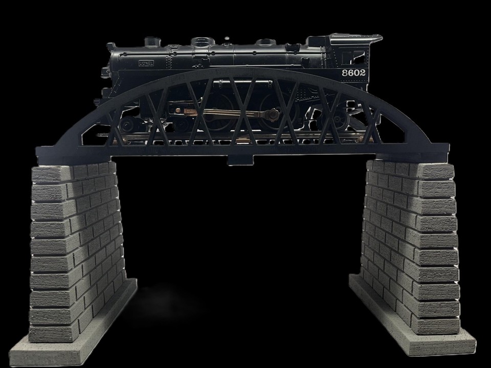 O Scale Bridge Piers GRAY | Model Railroad Train Layout | Scenery | Set ...