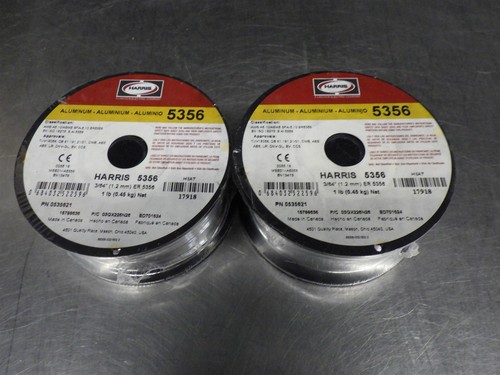 2 NEW! HARRIS 5356 Aluminum Welding Wire 3/64" 1LB Net PN0535621 | eBay