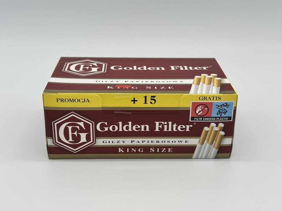 1000 Golden Filter King Size Cigarette Rolling Paper Tubes | eBay Australia