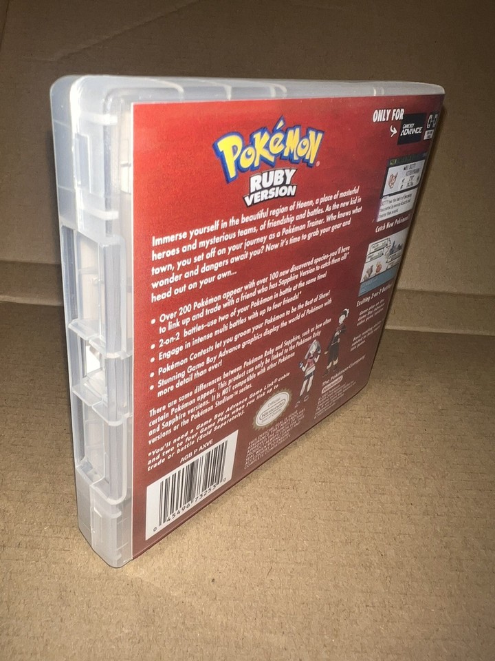Pokemon Ruby Version with Box - Nintendo Gameboy Color / GBA / DS | eBay