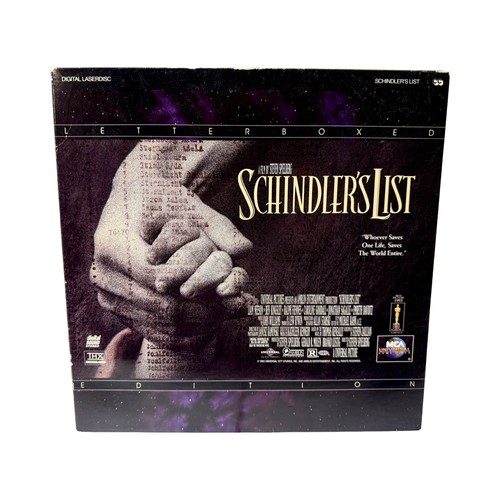 Schindler’s List LaserDisc Letterboxed 4-Disc CLV Box Set MCA Universal ...