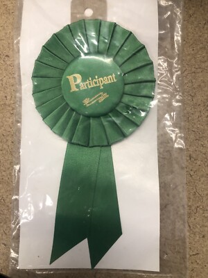 PARTICIPANT SATIN RIBBON GREEN | eBay