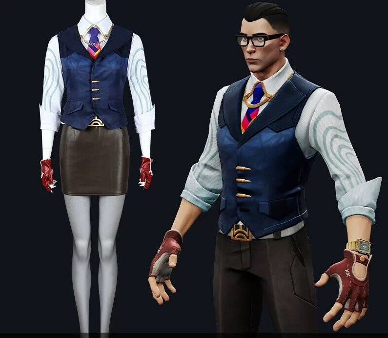 Valorant Chamber Game Cosplay Costume Outfit Female Version | eBay