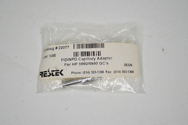 Restek 22077 FID NPD Capillary Adapter for HP 5860 6850 6890 GC ...