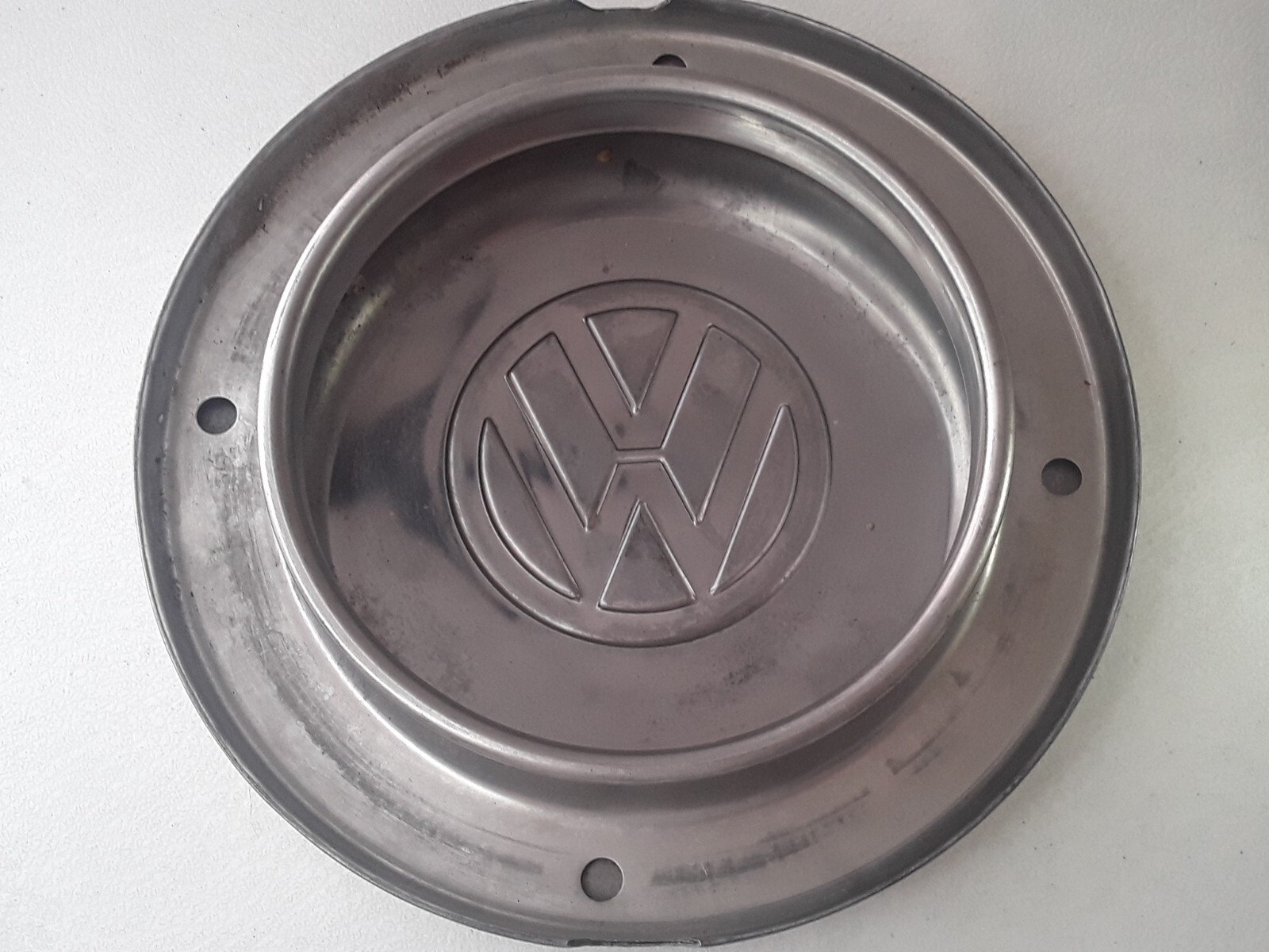 GENUINE Volkswagen Chrome Metal Wheel Center Cap Rim Hub Cap VW 8" Inch ...