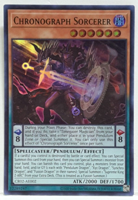 Yugioh Asian-English Chronograph Sorcerer CR02-AE002 Super Rare | eBay