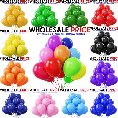 1000 X Latex PLAIN BALOON BALLONS helium BALLOONS Quality Party ...