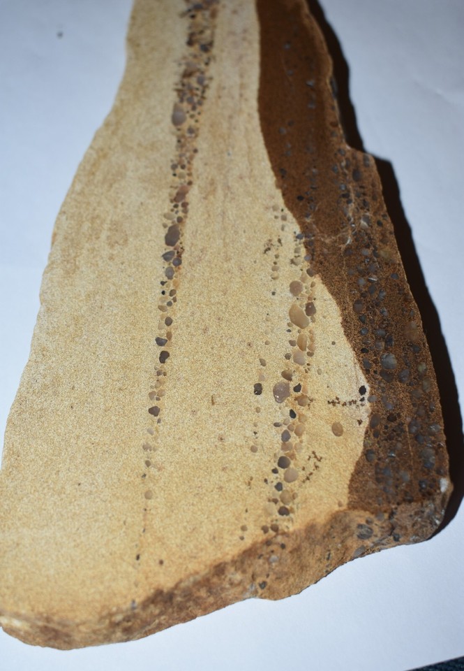 River Jasper w Quartz Bubbles from The New River, North Carolina ...