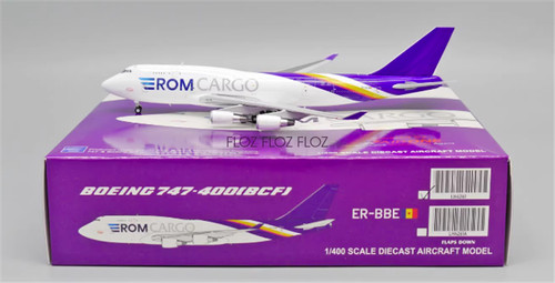 JC Wings CARGO ROM for Boeing B747-400F ER-BBE 1:400 Aircraft Pre-built ...