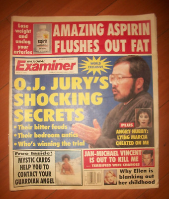 National Examiner March 21 1995 O.J. Trial Jan-Michael Vincent Ellen ...