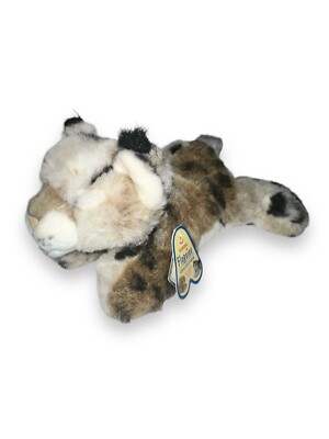 NWT Aurora Flopsies Bobby Bobcat Lynx Baby Soft 12" Huggable Plush ...