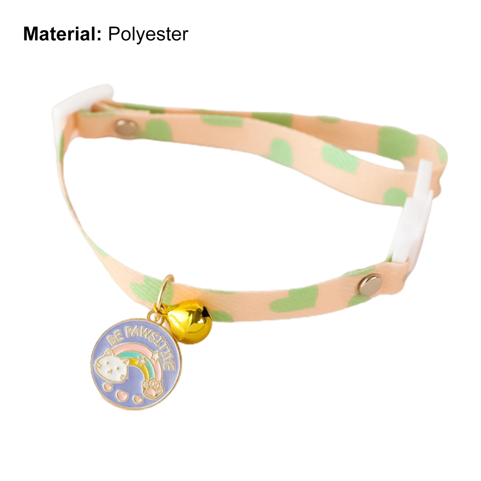 Pet Necklace Easy-wearing Soft Bells Small Pet Dog Cat Safety Belt ...