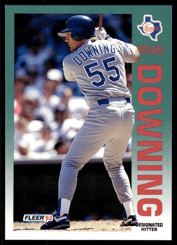 1992 Fleer Baseball Card Brian Downing Texas Rangers #302 | eBay