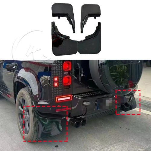 4PC Mud Flaps Mudguards Fenders Splash Guards Fits for LR Defender 110 ...