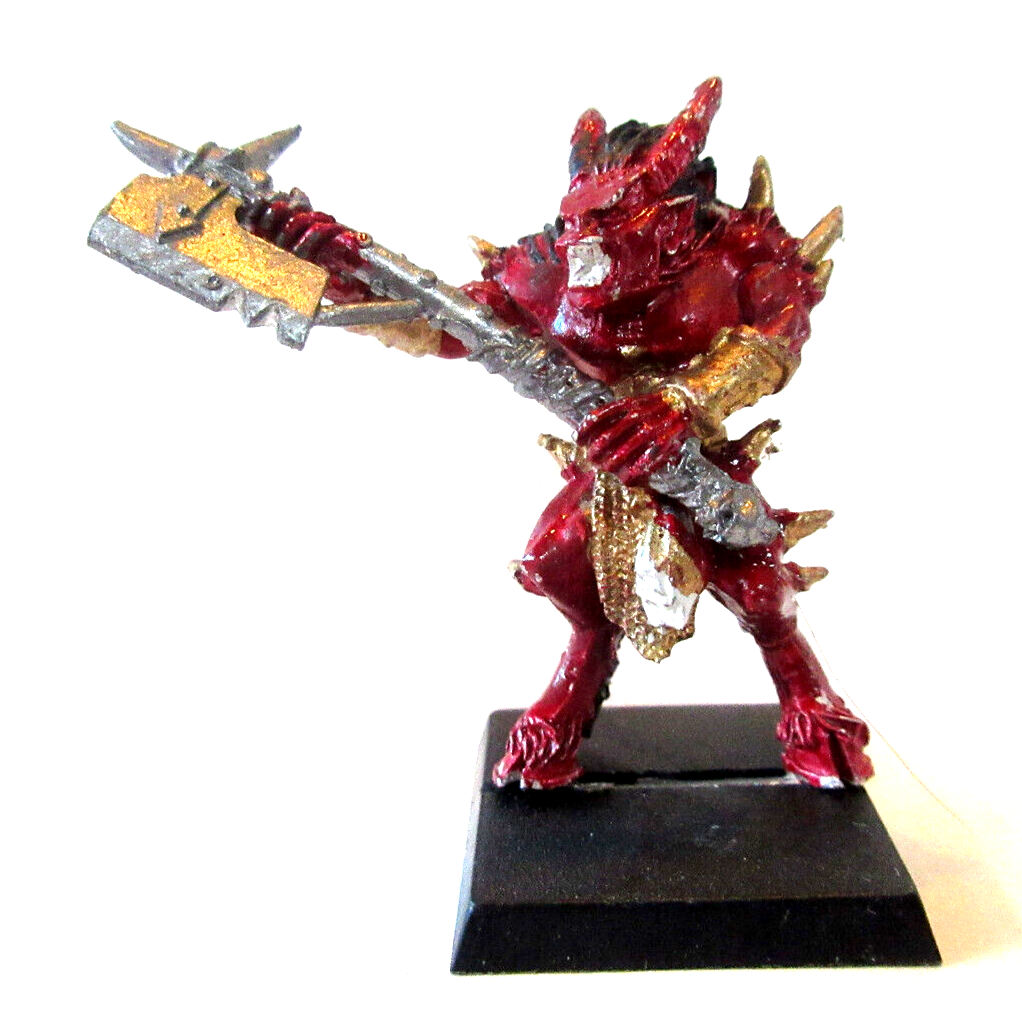 Warhammer AOS Chaos Bloodletter Champion Metal | eBay