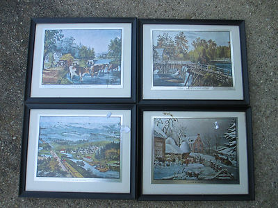 Set of 4 Framed Hydrographic Prints, Good Condition, 10" x 8" | eBay