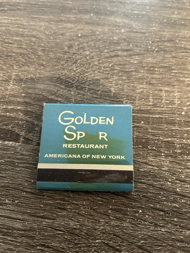 Matchbook Golden Spur Restaurant Americana NYC Jockey Bar and Lounge ...