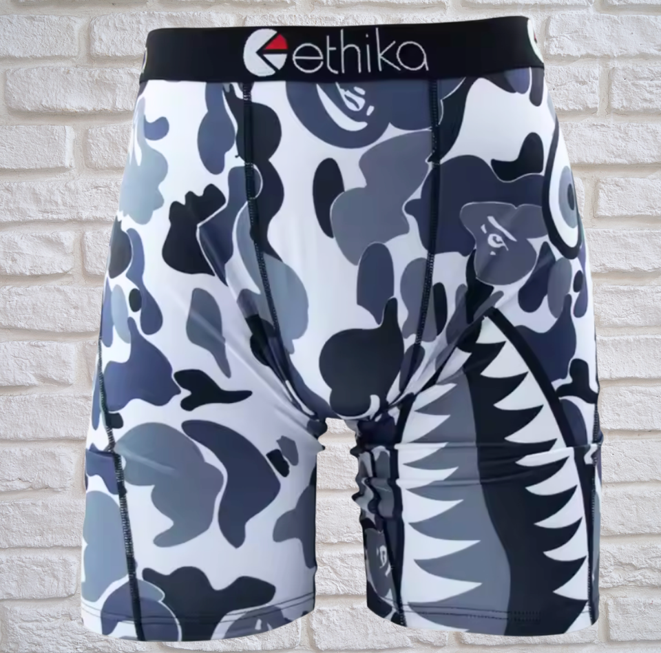 Ethika 4-Pack Mens Camo Pack Boxer Briefs | Soft Stretch | Tagless ...