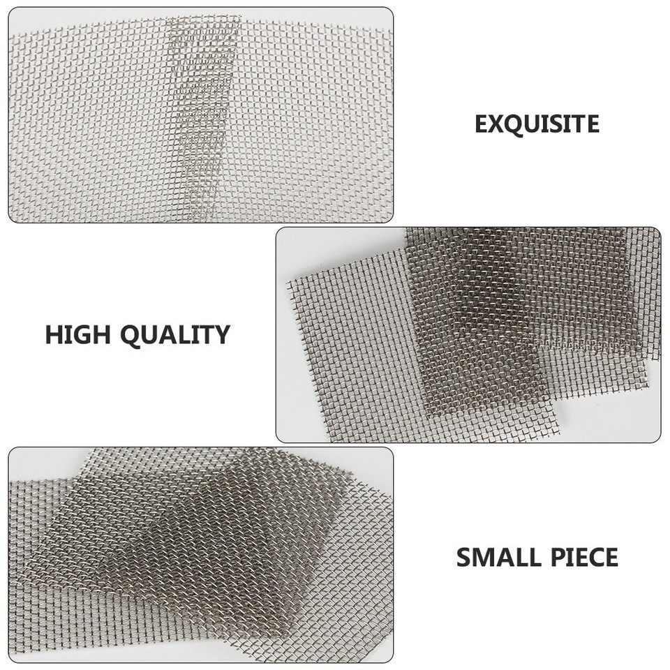 15pcs Stainless Steel Wire Mesh Pads Aquarium Water Grass Plants Fixed ...