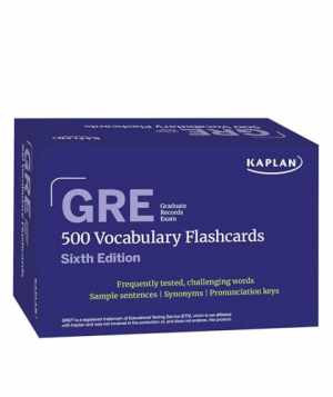 GRE Vocabulary Flashcards, Sixth Edition + - Cards, by Kaplan Test Prep ...