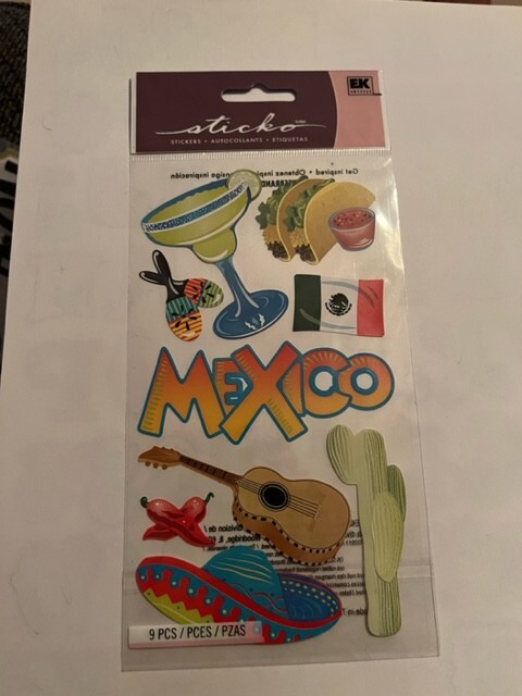 Sticko Mexico Scrapbook Sticker Sheet | eBay