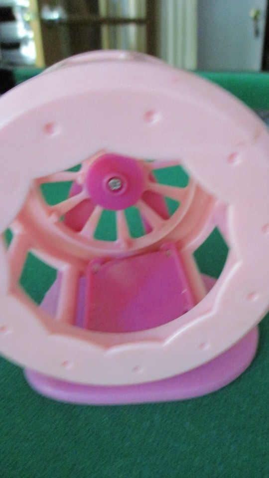 LPS Littlest Pet Shop PINK HAMSTER WHEEL with CRANK | eBay