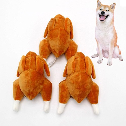 Turkey Roast Chicken Shape Pets Accessories Squeak Toys Puppy Chew Toy ...
