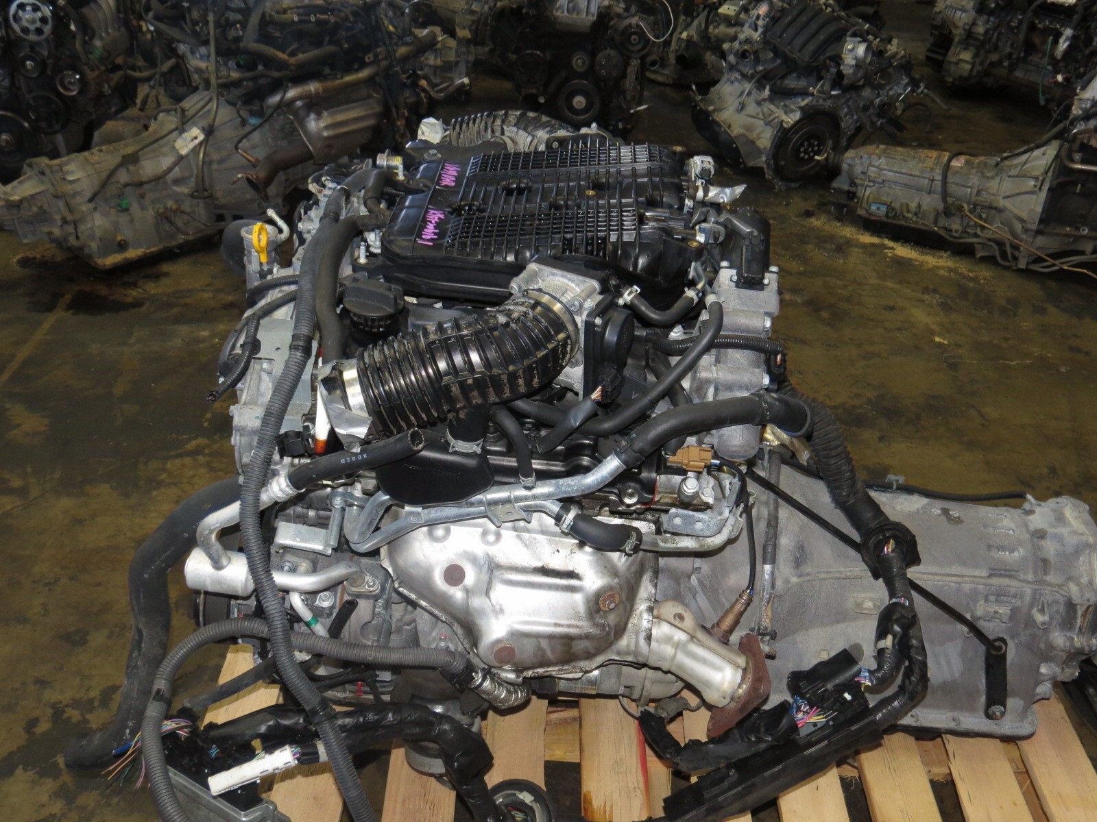 Nissan 370Z Infiniti G37 M37 Engine JDM VQ37HR VQ37 3.7L MOTOR TRANS ...